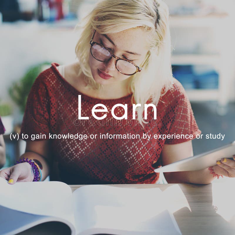 Knowledge Learn Education People Graphic Concept Stock Image - Image of ...
