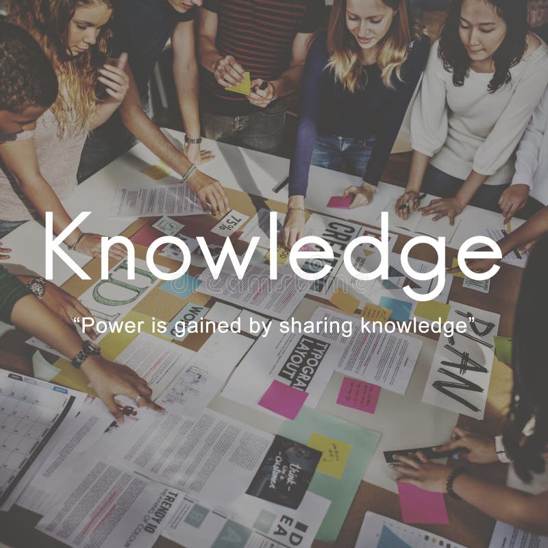 Knowledge Learn Education People Graphic Concept Stock Photo - Image of ...