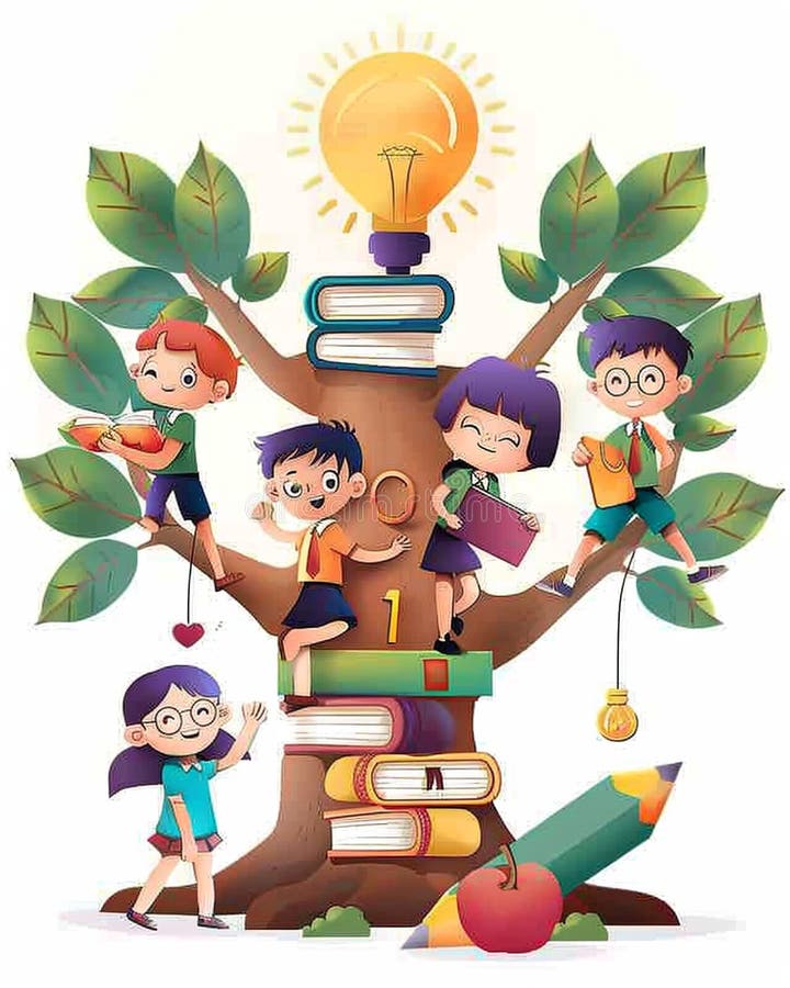 The Knowledge and Learning Concept for Back To School Season. Stock ...