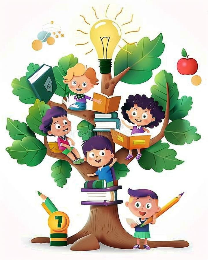 The Knowledge and Learning Concept for Back To School Season. Stock ...