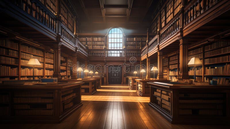 Knowledge library stack stock illustration. Illustration of study ...