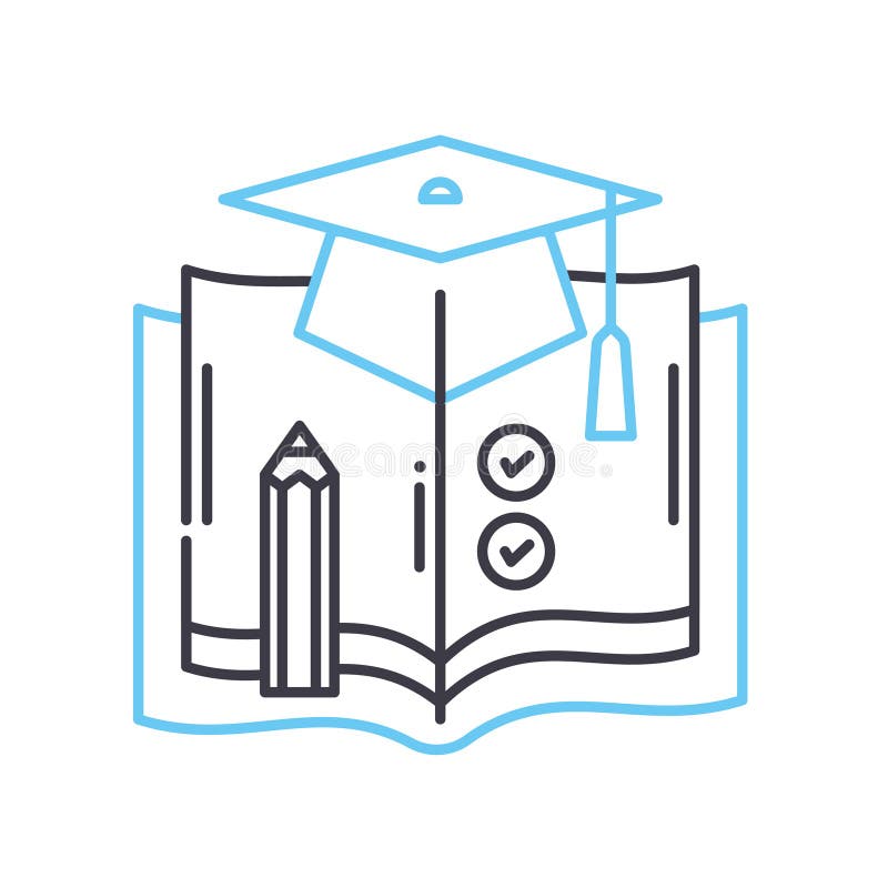Knowledge Line Icon, Outline Symbol, Vector Illustration, Concept Sign ... Knowledge Line Icon, Outline Symbol, Vector Illustration, Concept Sign ...