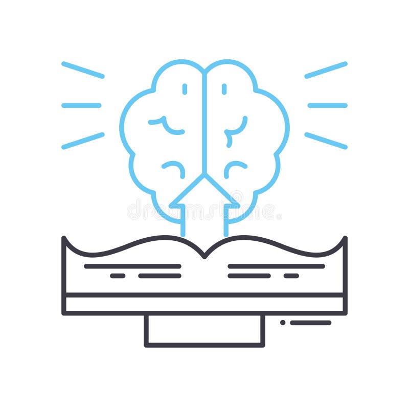 Knowledge Line Icon, Outline Symbol, Vector Illustration, Concept Sign ...