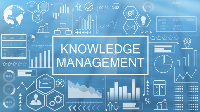 Knowledge Management, Animated Typography Hologram Stock Footage ...