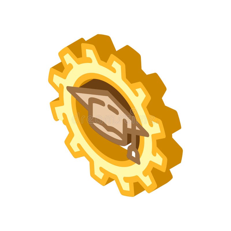 Knowledge Management Business Process Isometric Icon Vector ...