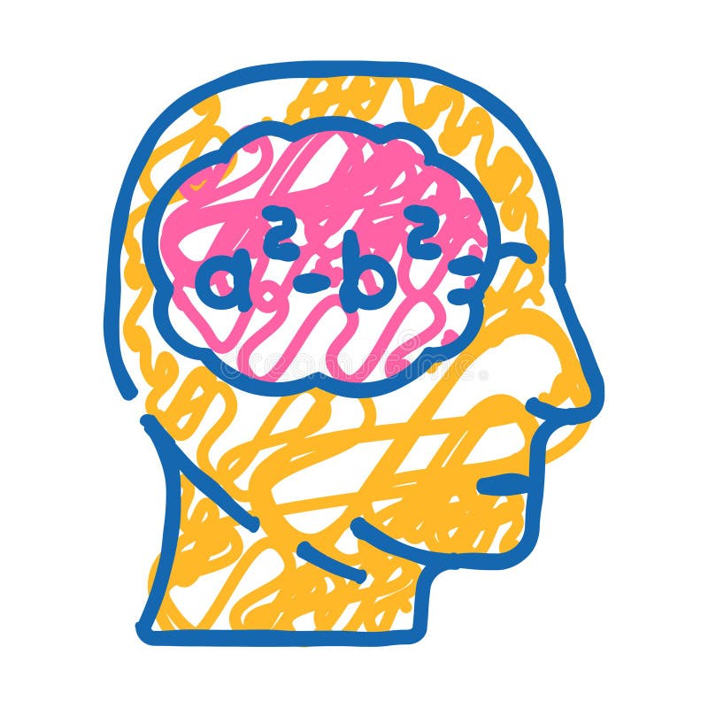 Knowledge Math Science Education Icon Doodle Illustration Stock ...