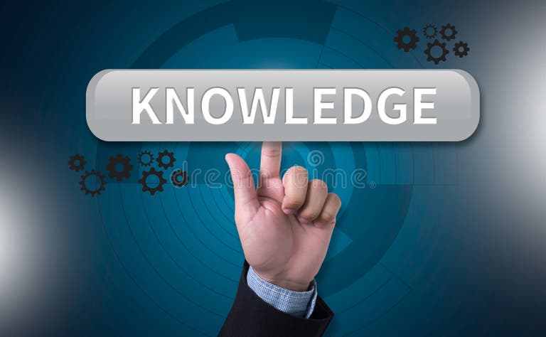 KNOWLEDGE Performance Skills Business Working and Cog Stock Image ...