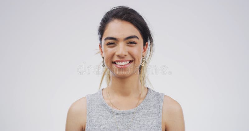 Knowledge, Portrait and Smile of Student on Studio Space for ...