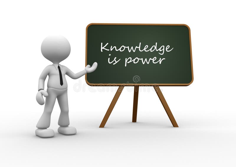 Knowledge Is Power Vector Thin Line Stroke Icon. Knowledge Is Power ...