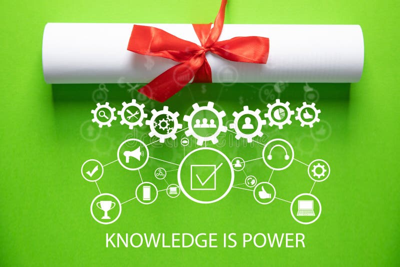 Knowledge is Power. Education Stock Photo - Image of reading, word ...