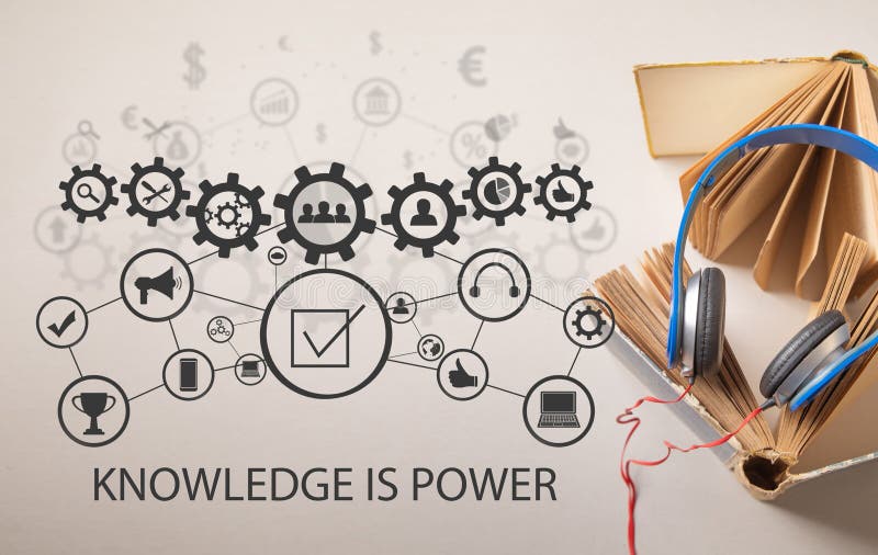 Knowledge is Power. Education Stock Image - Image of word, learning ...