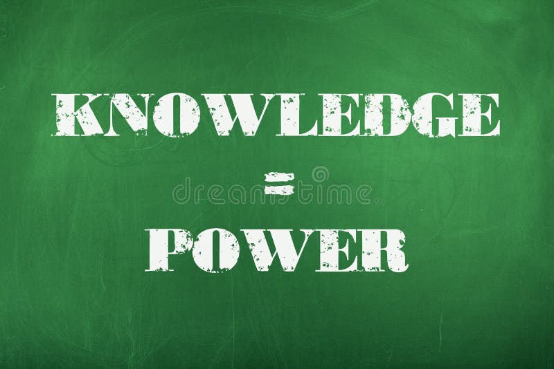 Knowledge is Power stock photo. Image of intelligence - 45755728