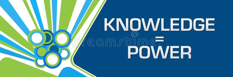 Knowledge is Power Pink Dots Background Stock Illustration ...