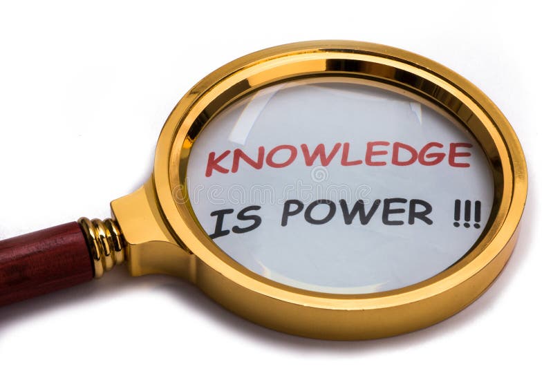 Knowledge is power stock image. Image of coach, power - 42635711