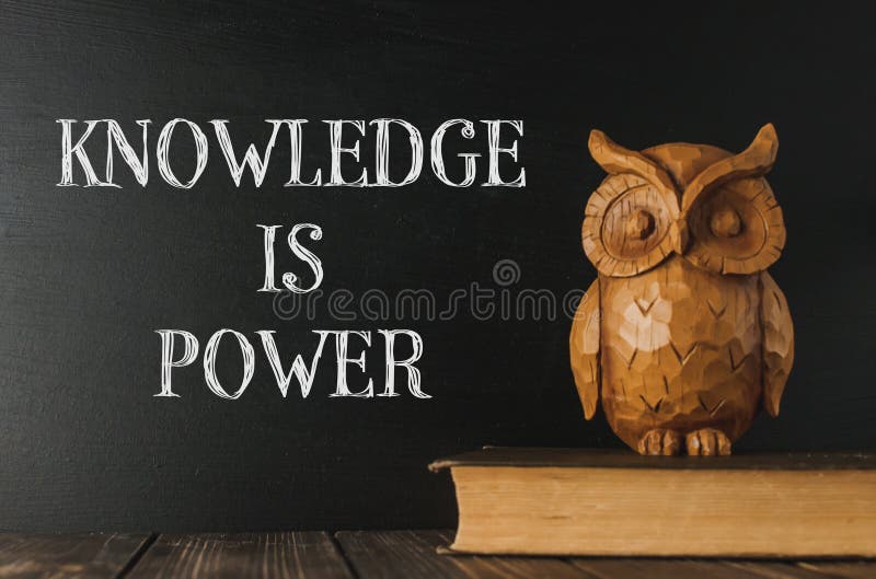 Knowledge is Power. the Owl is a Symbol of Wisdom and Intelligence ...