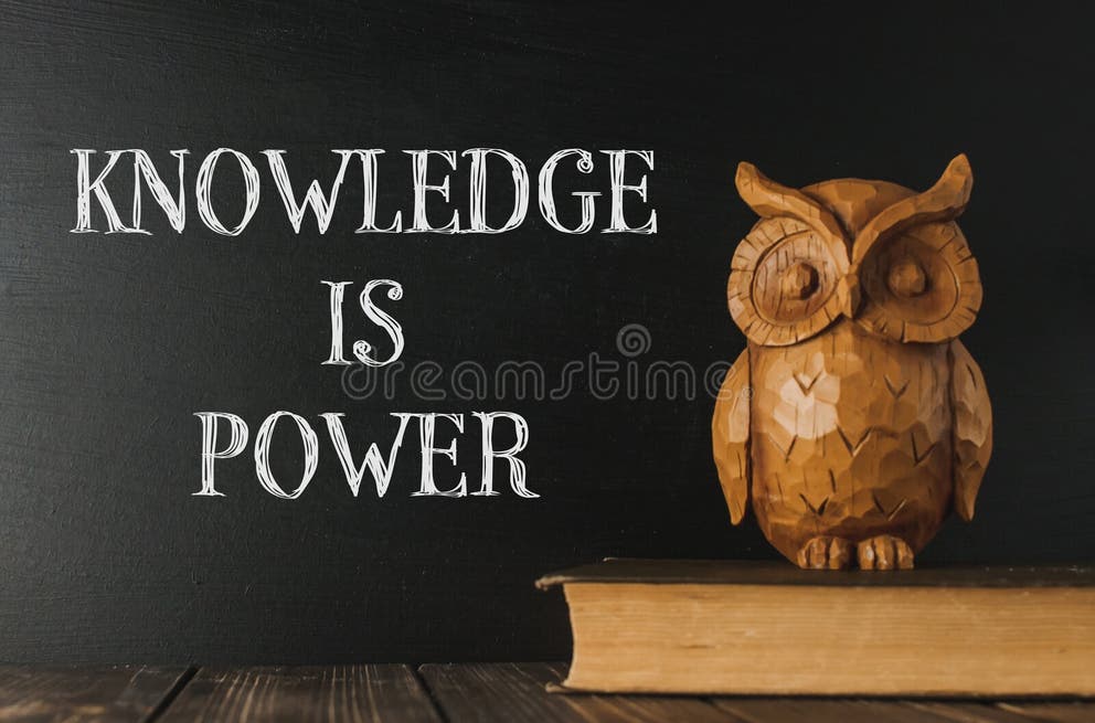 Knowledge is Power. the Owl is a Symbol of Wisdom and Intelligence ...