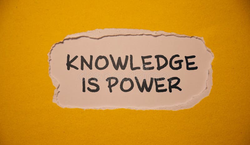 Knowledge is Power Text on Sketching Notebook with Many Light Bulbs ...