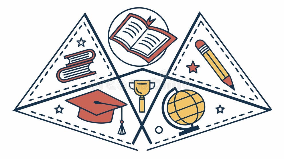 Knowledge Pyramid, Structured Learning Framework, Vector Design Generative AI Stock Vector ...