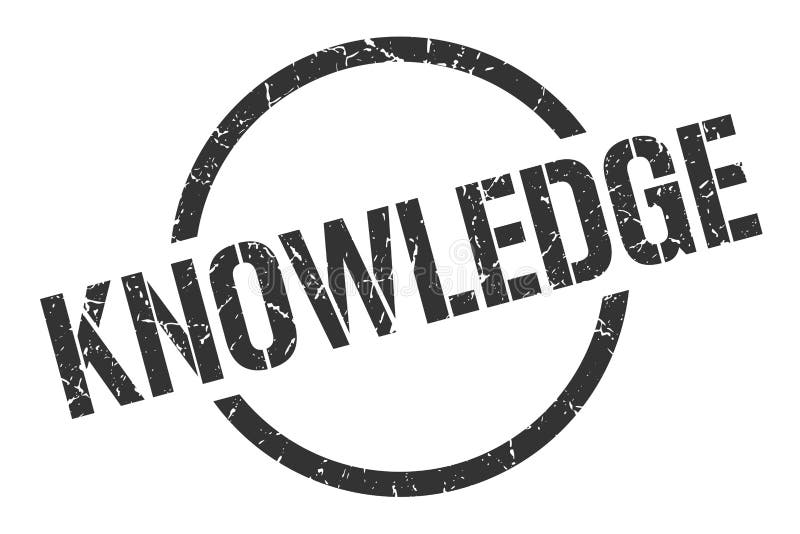 Knowledge Round Ribbon Isolated Label. Knowledge Sign Stock Vector ...