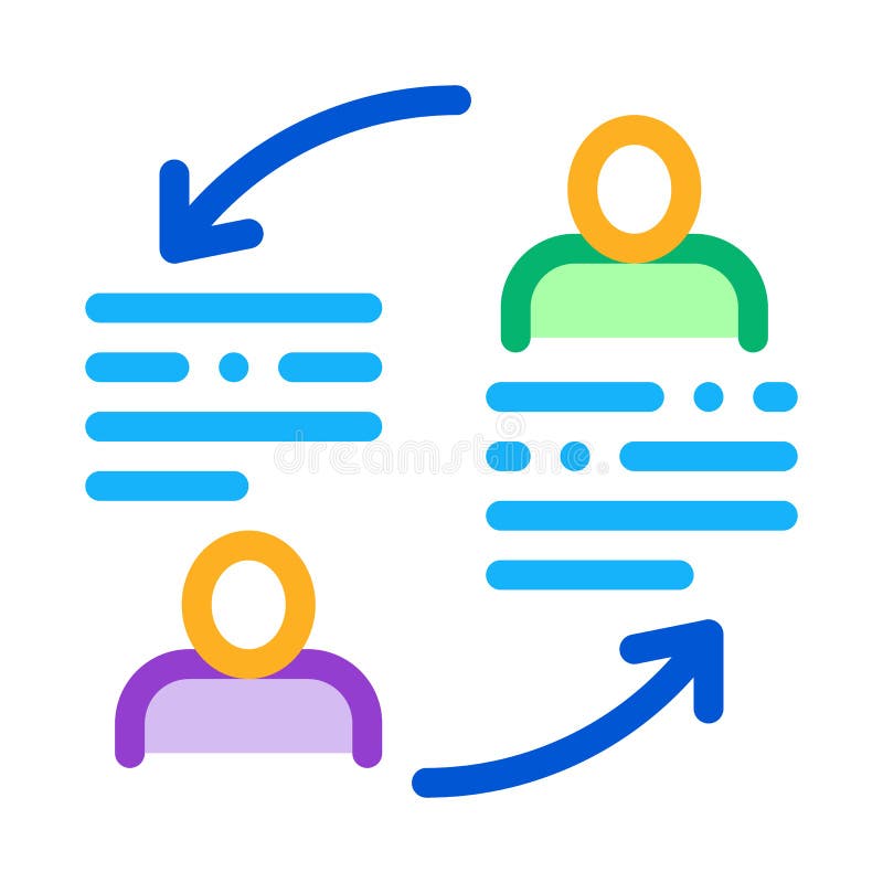 Knowledge Sharing Icon Vector Outline Illustration Stock Vector ...