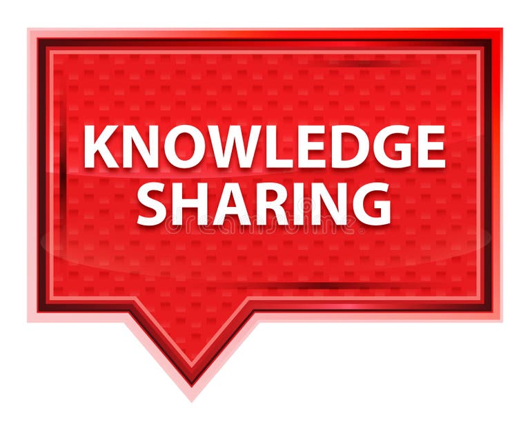 Knowledge Sharing Misty Rose Pink Banner Button Stock Illustration ...