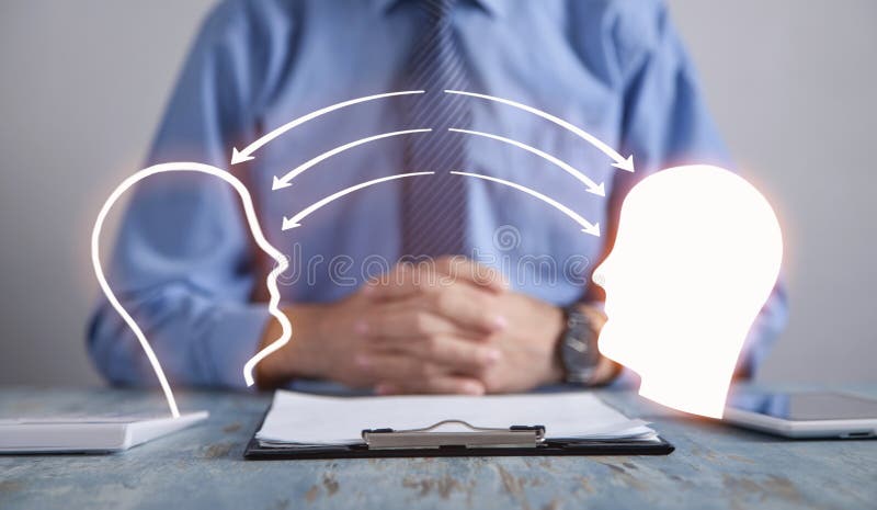 Knowledge Sharing. Transferring Stock Illustration - Illustration of ...