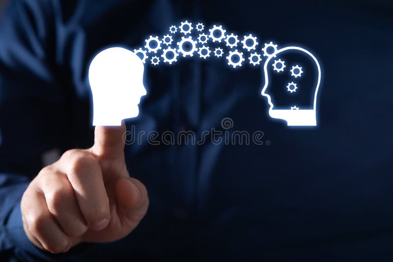 Knowledge Sharing. Transferring Stock Photo - Image of design, transfer ...