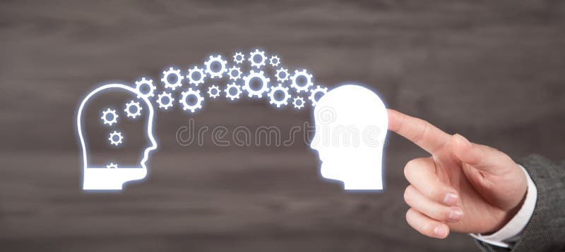 Knowledge Sharing. Transferring Stock Photo - Image of imagination ...