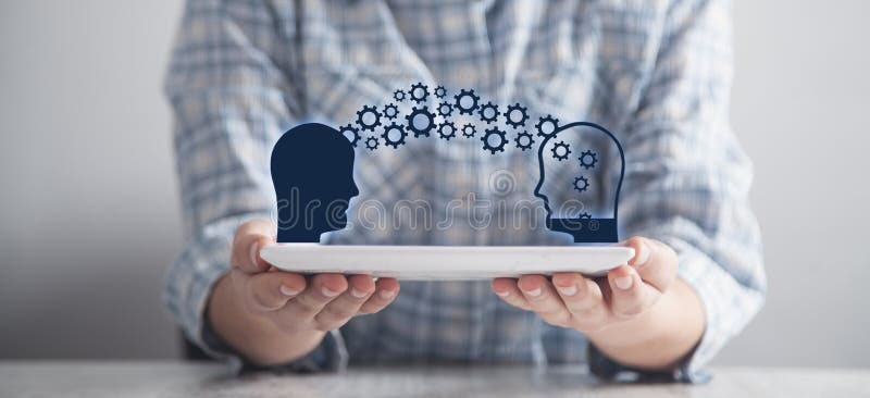 Knowledge Sharing. Transferring Stock Image - Image of strategy ...