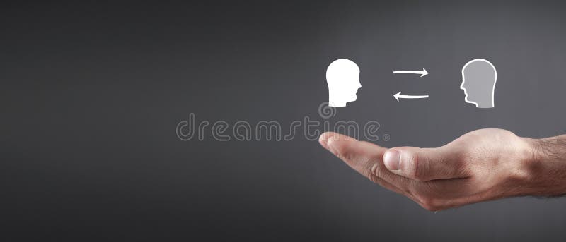 Knowledge Sharing. Transferring Stock Photo - Image of transfer, mind ...