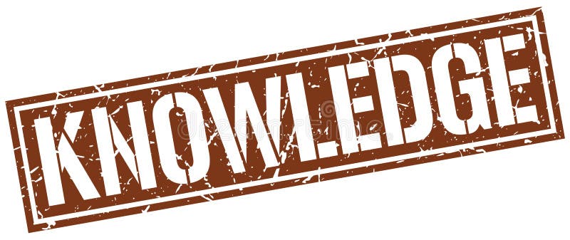 Knowledge stamp stock vector. Illustration of seal, vector - 120407287