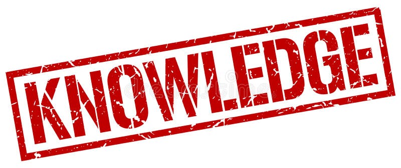 Knowledge stamp stock vector. Illustration of sign, vintage - 122003906