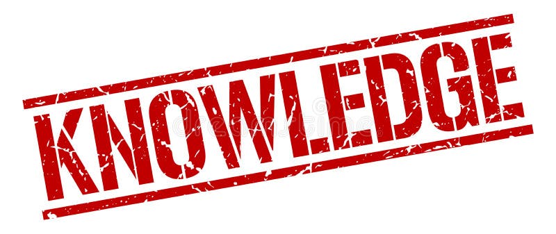 Knowledge stamp stock vector. Illustration of badge - 122021884