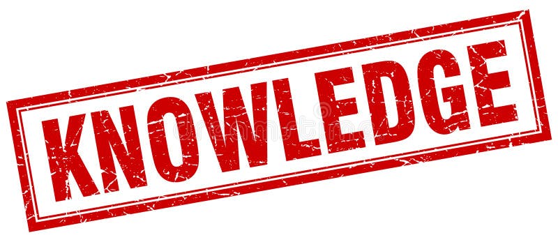 Knowledge stamp stock vector. Illustration of retro - 125007977