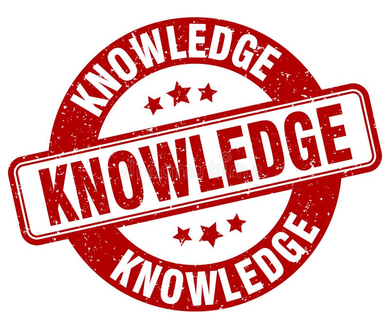 Knowledge Stamp. Knowledge Label. Round Grunge Sign Stock Vector ...