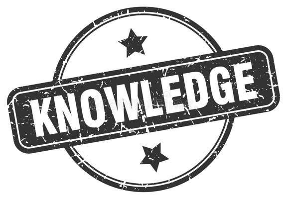 Knowledge Stamp. Knowledge Round Grunge Sign Stock Vector ...