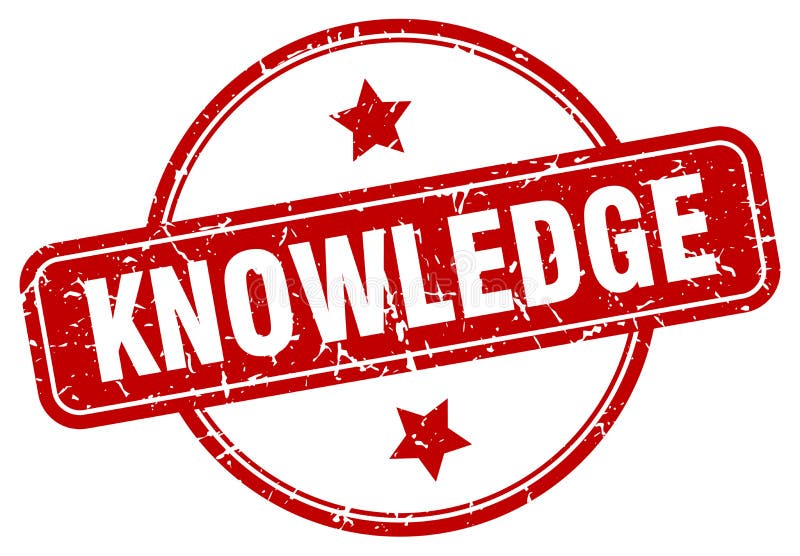 Knowledge Stamp. Knowledge Round Grunge Sign Stock Vector ...