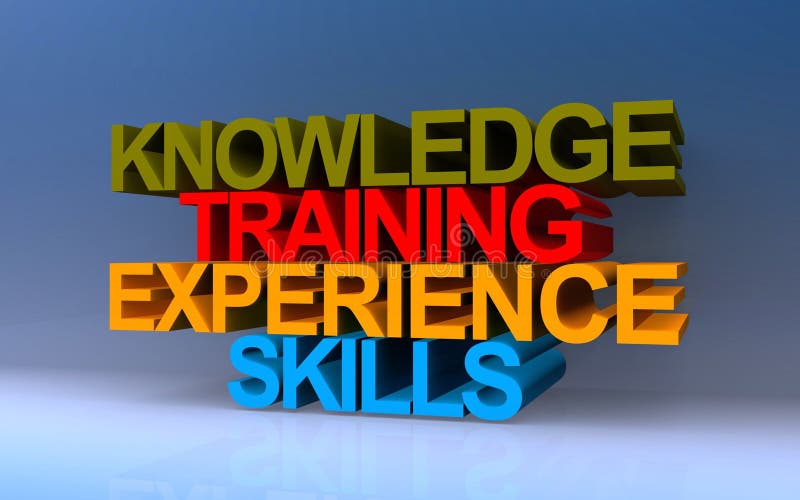 Abilities, Skills and Knowledge Stock Illustration - Illustration of ...