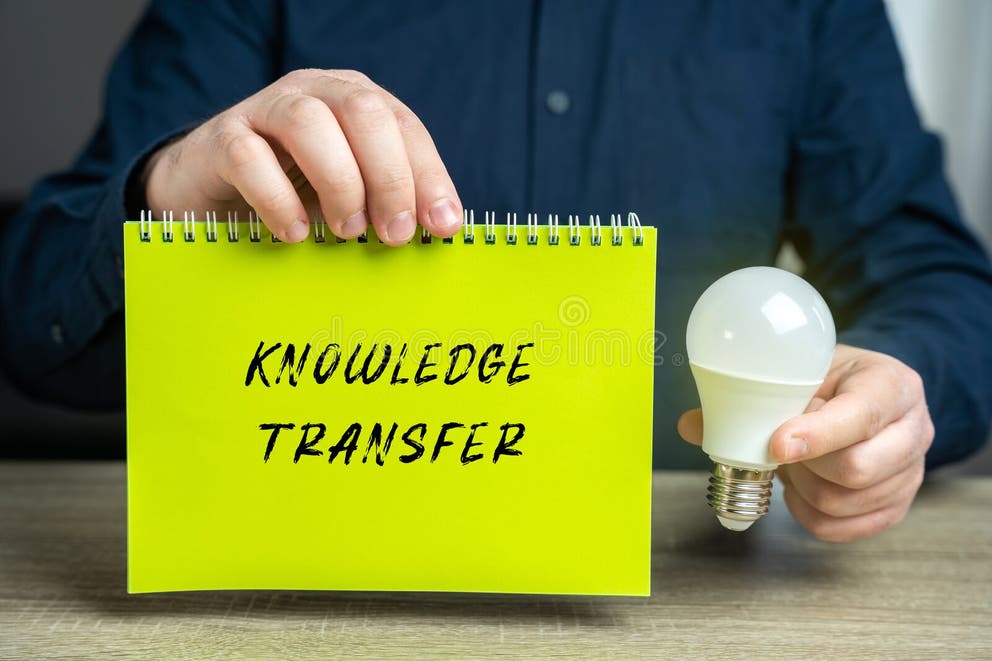 Knowledge Transfer Concept. Transferring Knowledge from One Part of the ...
