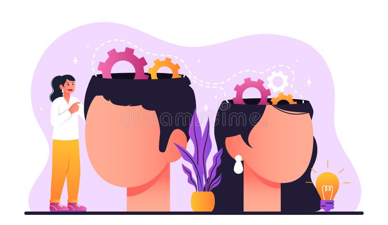 Knowledge transfer or idea stock illustration. Illustration of ... Knowledge transfer or idea stock illustration. Illustration of ...