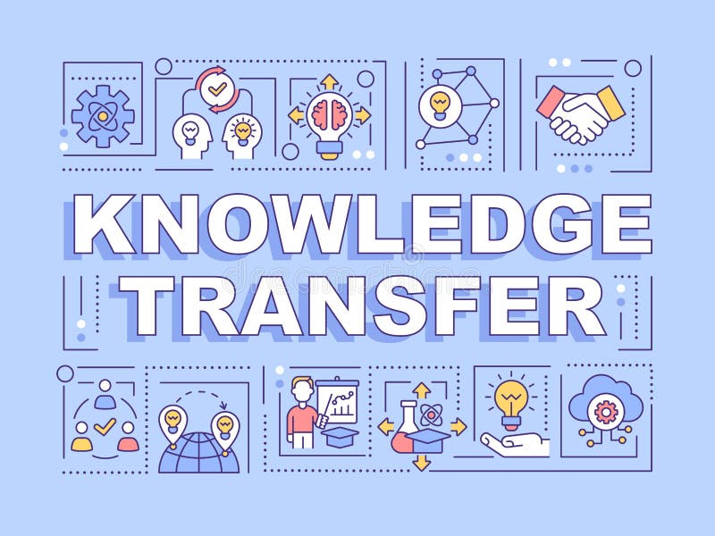 Knowledge Transfer Word Concepts Banner Stock Vector - Illustration of experience, icon: 234683488