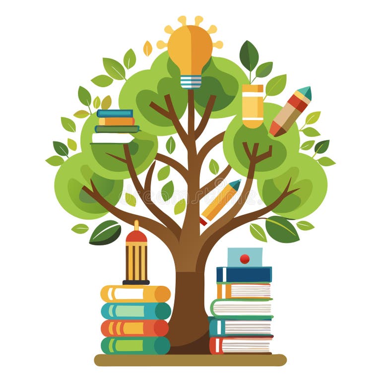 Knowledge Tree: Books, Education, Learning, and Ideas in Vector Format ...
