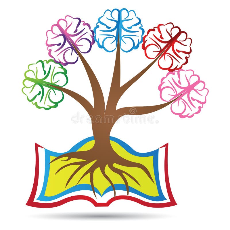 Knowledge Tree with leaves stock vector. Illustration of meaning - 41419738