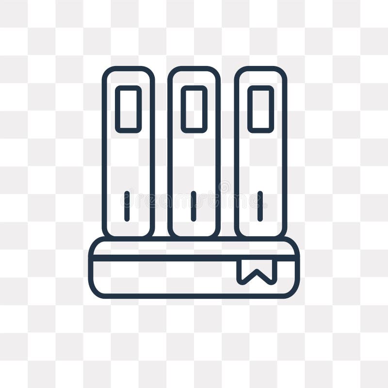 Knowledge Vector Icon Isolated on Transparent Background, Linear Stock ...