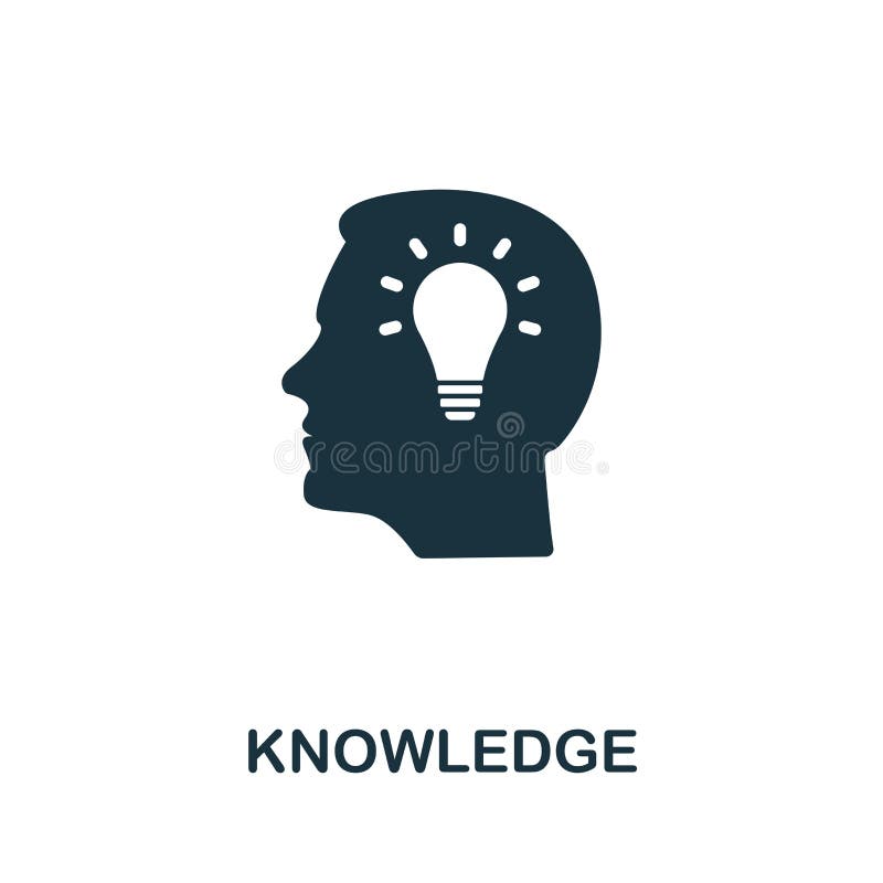 Knowledge Vector Icon Symbol. Creative Sign from Education Icons ...