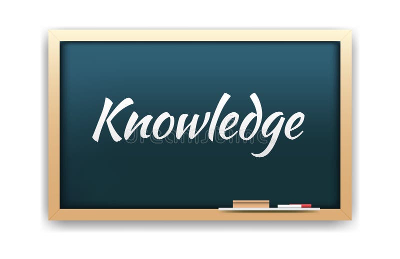 Knowledge Power Chalkboard Stock Illustrations – 197 Knowledge Power ...