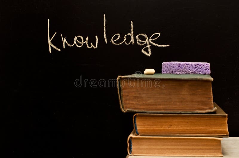 Knowledge is the Key To Success Stock Image - Image of board, house ...