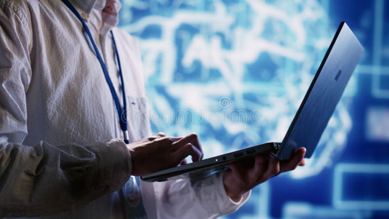 Manager Overseeing AI Systems Stock Video - Video of knowledgeable ...