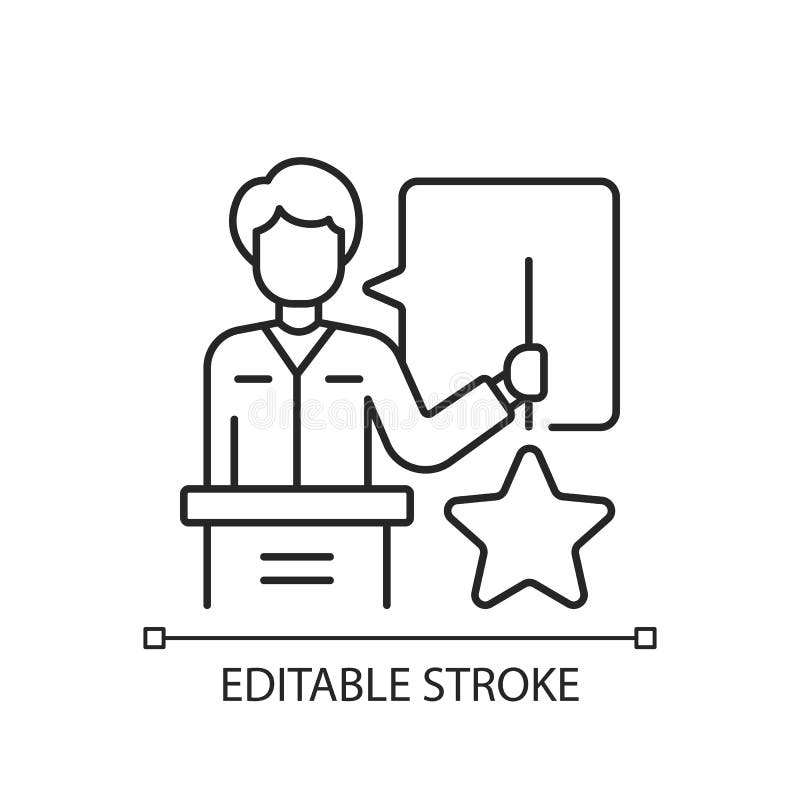 Presenter Star Icon Stock Illustrations – 96 Presenter Star Icon Stock ...