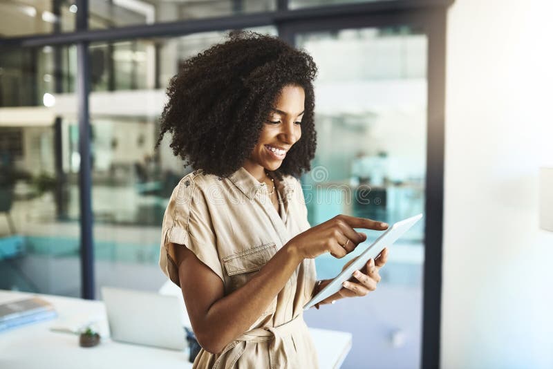 She Knows How To Make the Best Use of Her Tools. a Young Businesswoman ...